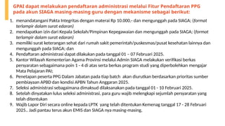 Sosialisasi PPG PAI 2025 GURU PAI TK SD SMP SMA SMK | PPTX