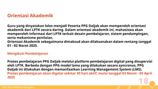Sosialisasi PPG PAI 2025 GURU PAI TK SD SMP SMA SMK | PPTX