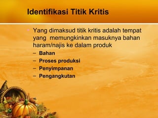 Sosialisasi produk pangan halal | PPT