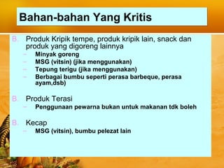Sosialisasi produk pangan halal | PPT