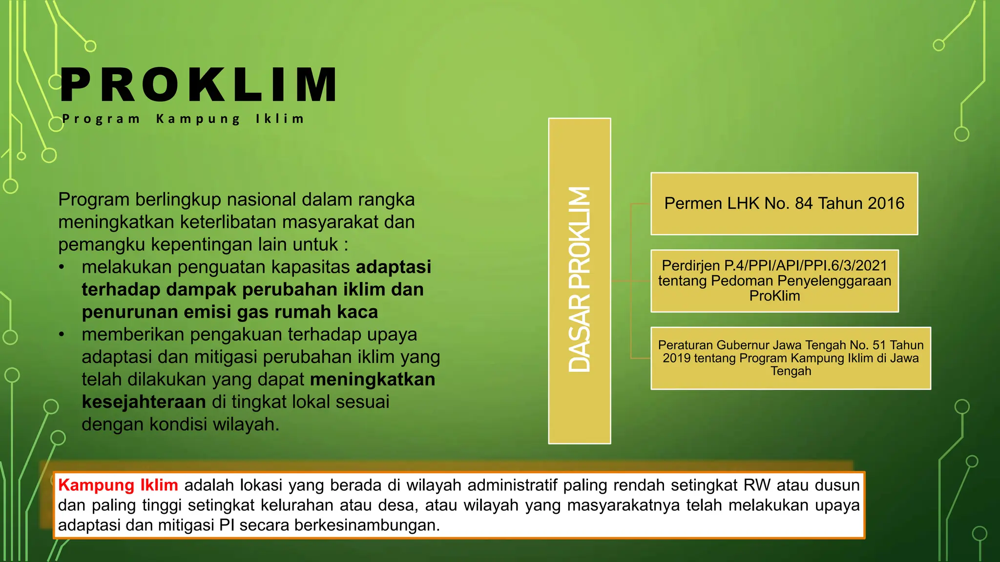 SOSIALISASI proklim pkk(2).pptx yang membahasa tentang proklim | PPTX