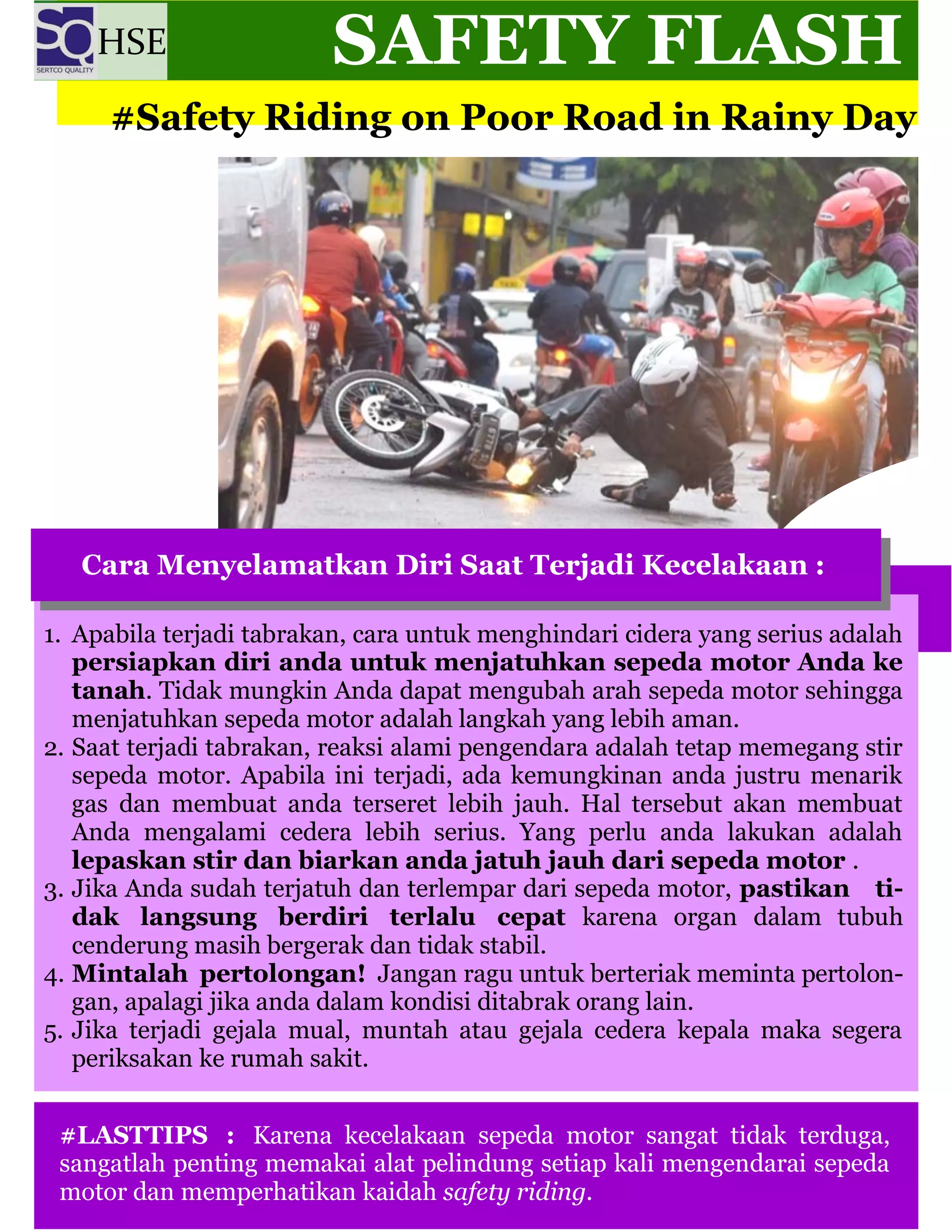 Sosialisasi safety riding | PDF