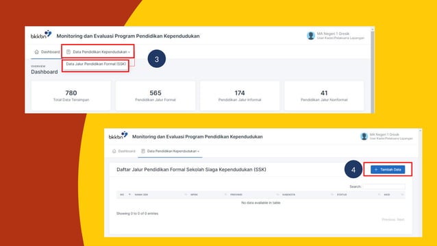sosialisasi simonev monitoring dan evaluasi pendidikan kependudukan | PPTX