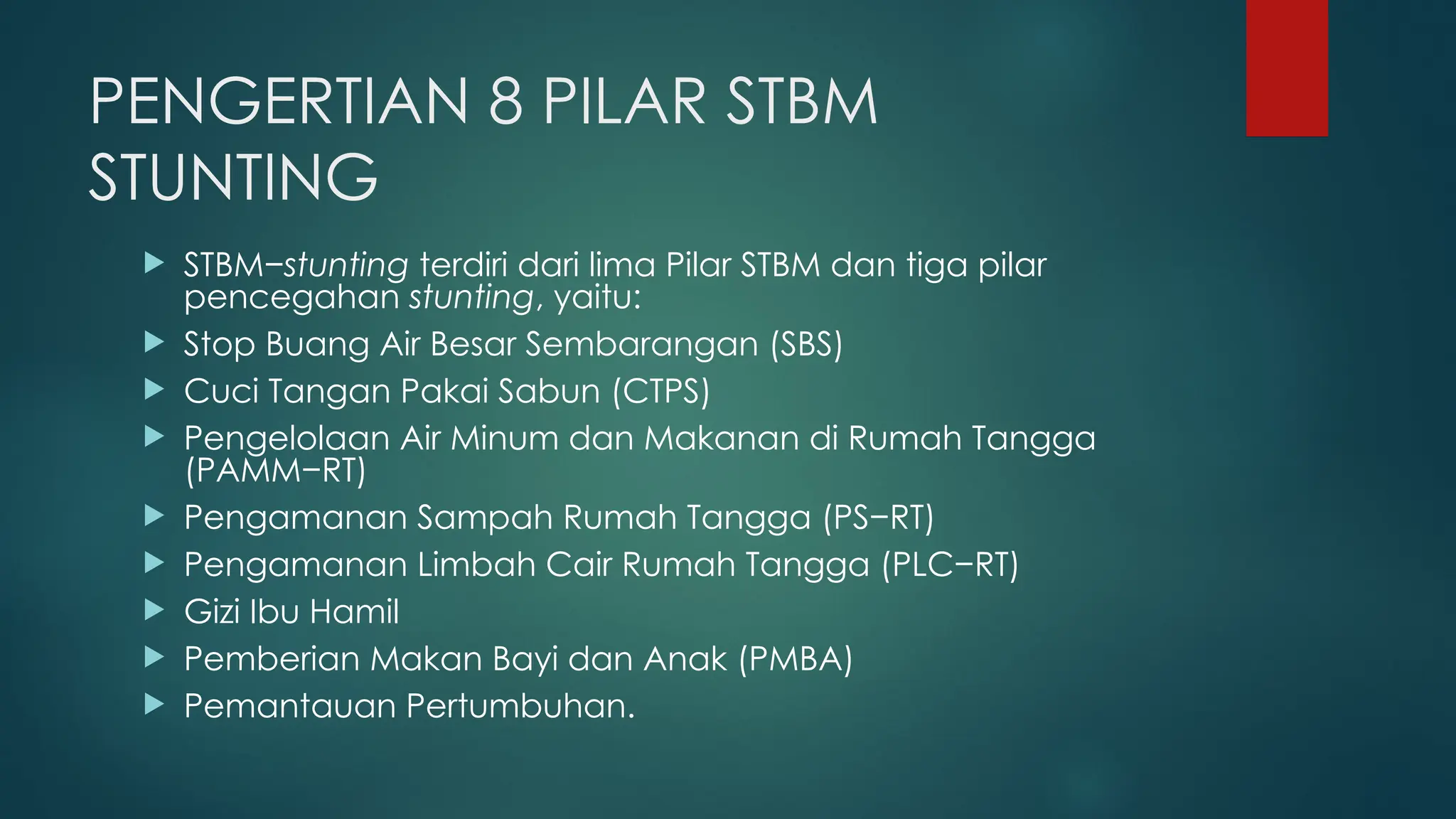 SOSIALISASI sanitasi berbasis total masyarakat stunting PPT | PPT