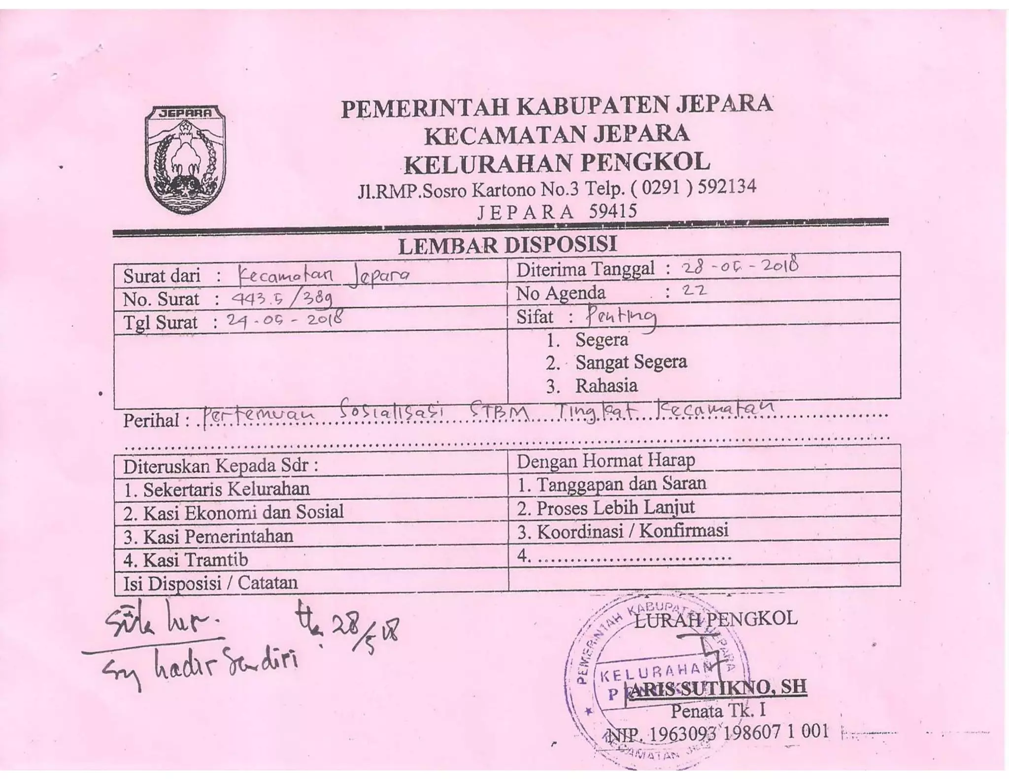 Sosialisasi stbm tingkat kecamatan | PDF