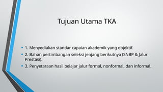 Sosialisasi Tes Kemampuan Akademik (TKA) 2026.pptx
