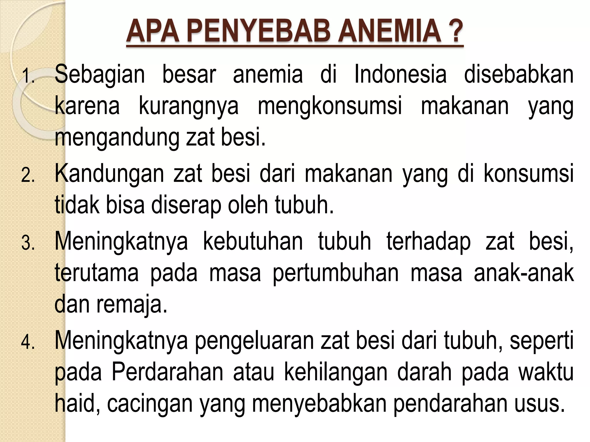 Sosialisasi TTD dan Anemia | PPTX