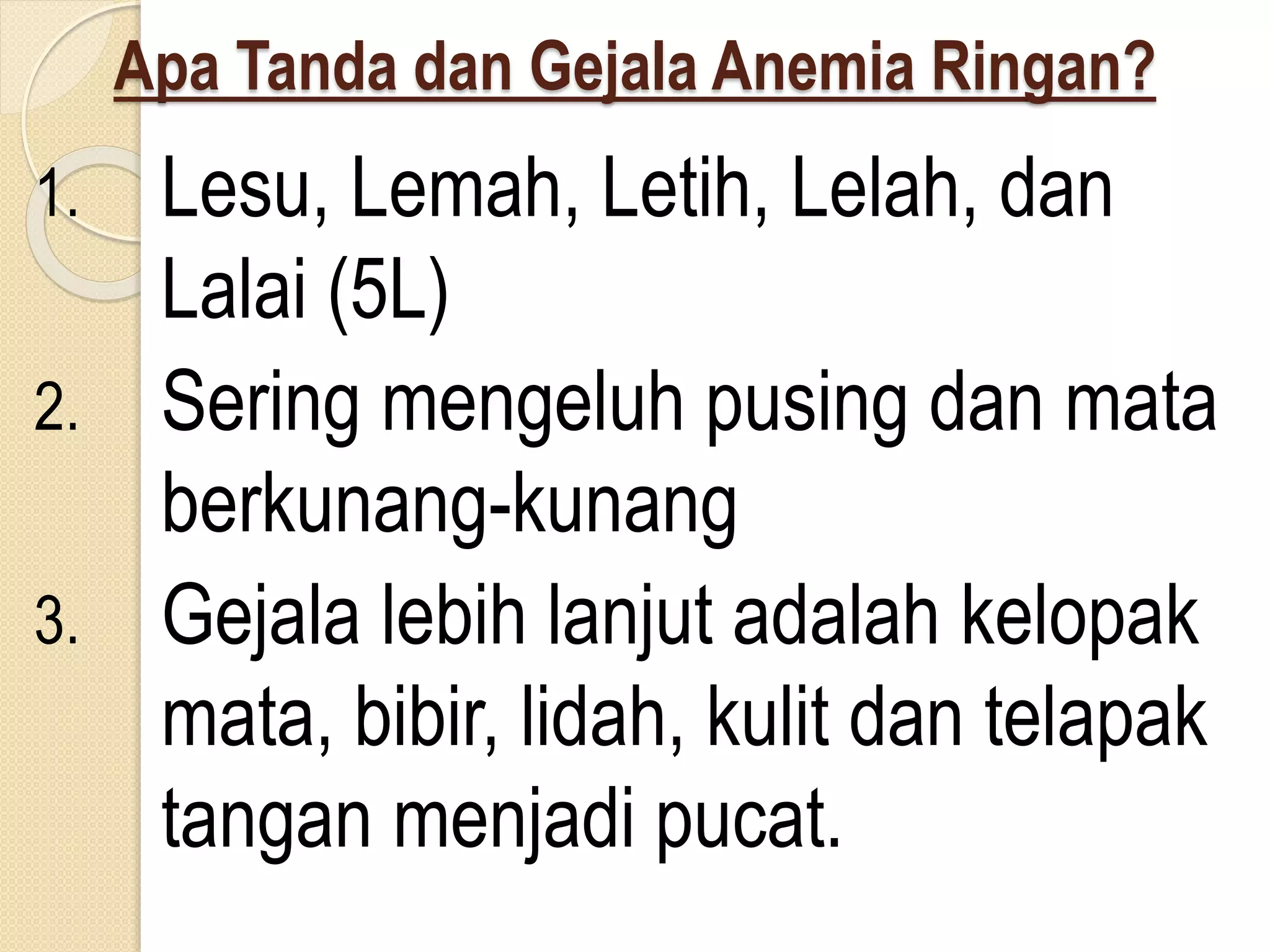 Sosialisasi TTD dan Anemia | PPTX