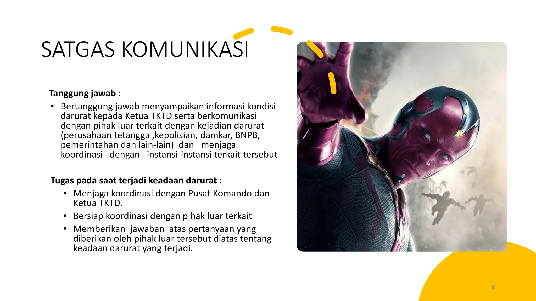 Sosialisasi Tupoksi Tim Kesiapsiagaan dan Tanggap Darurat | PDF