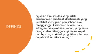 Sosialisasi Tupoksi Tim Kesiapsiagaan dan Tanggap Darurat | PDF