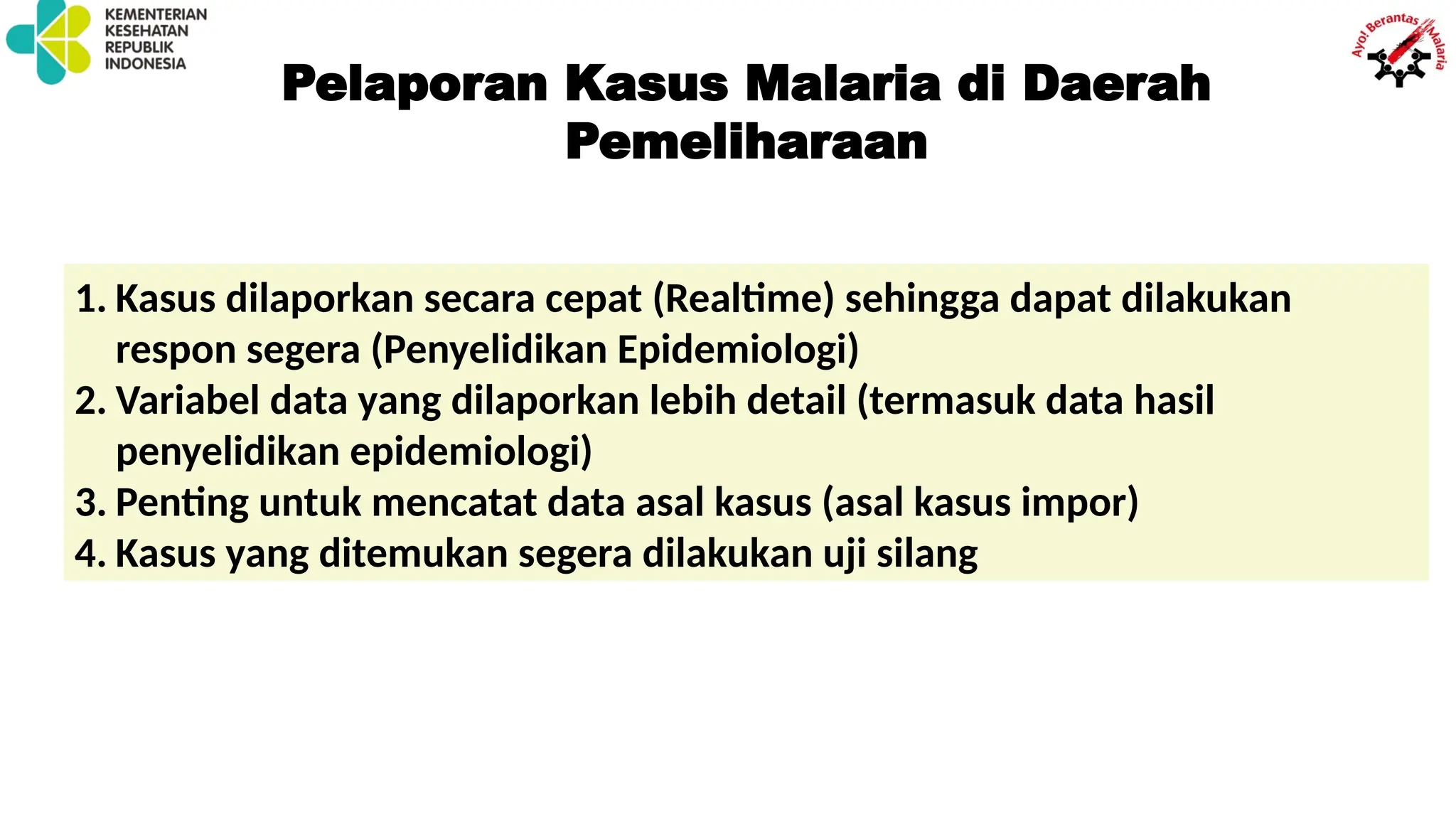 Sosialisasi Update Sistem Informasi dan Surveilans Malaria (SISMAL ...