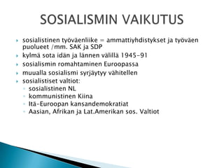 Sosialismi | PPTX