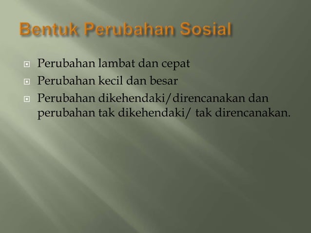 Sosiologi. perubahan sosial | PPT