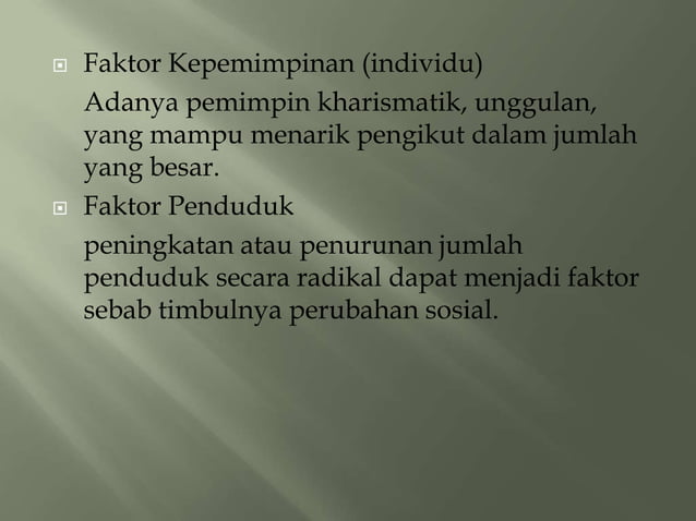 Sosiologi. perubahan sosial | PPT