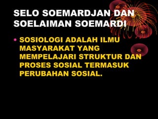Sosiologi i-sem-satu | PPT