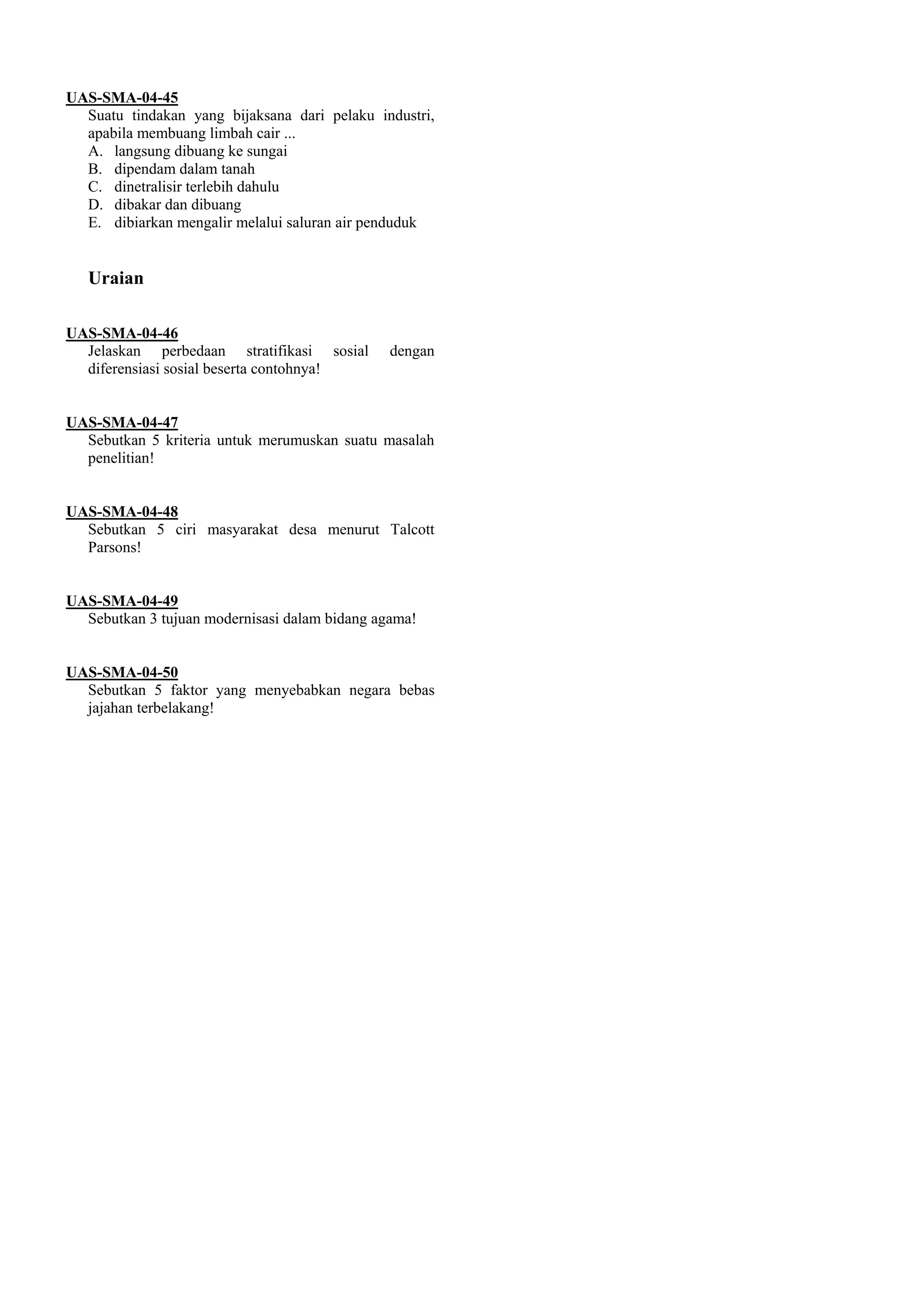 Sosiologi 2004 | PDF