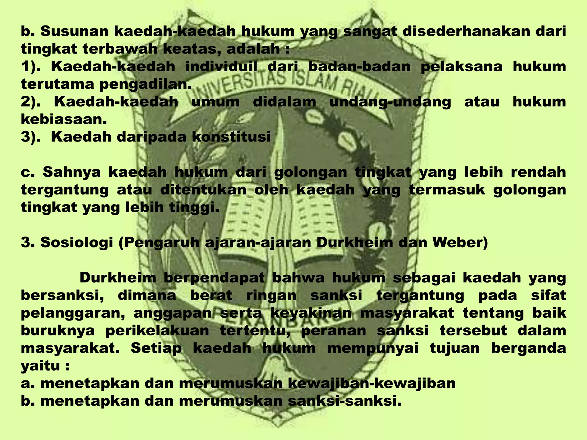 Sosiologi Hukum Soerjono Soekanto Ppt 