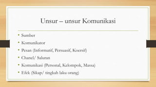 Sosiologi Komunikasi - Proses Komunikasi.pptx