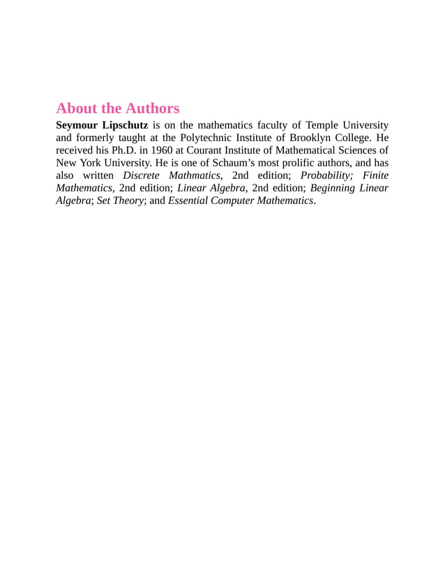 (SOS) Lipschutz, Seymour - Data Structures-McGraw Hill Education (2014 ...