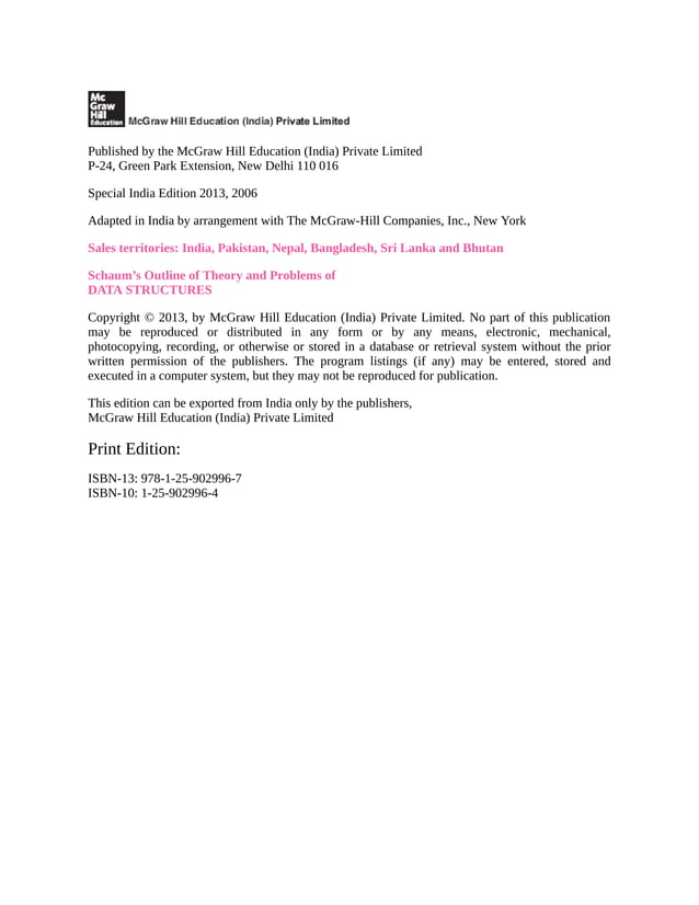 (SOS) Lipschutz, Seymour - Data Structures-McGraw Hill Education (2014 ...