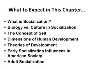 Sociology Socialization and Development | PDF