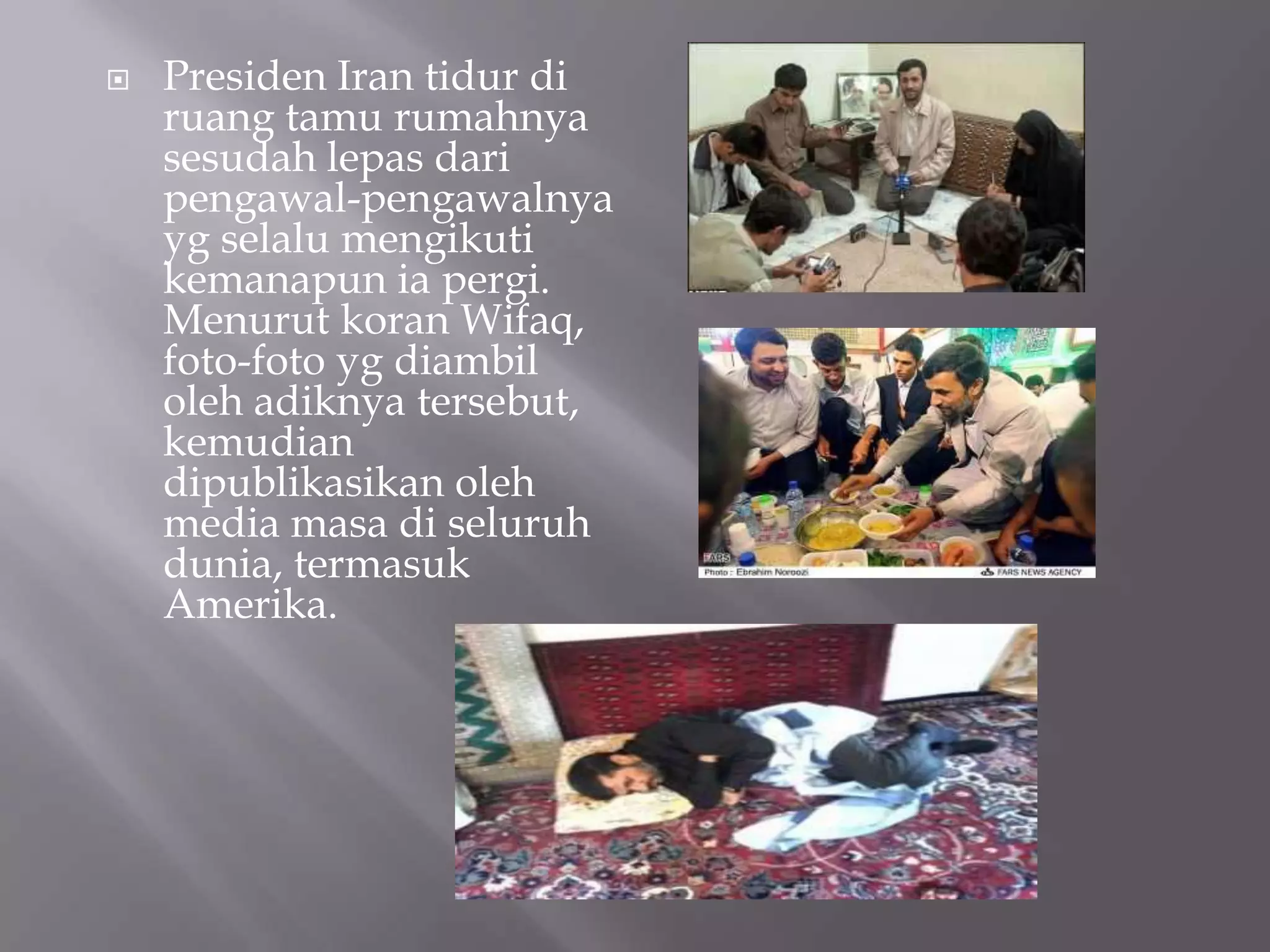 Sosok presiden yang sederhana dan kharismatik | PPTX