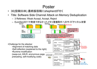 ACM SOSP11 & SOCC11 & PLOS11 Report | PPT