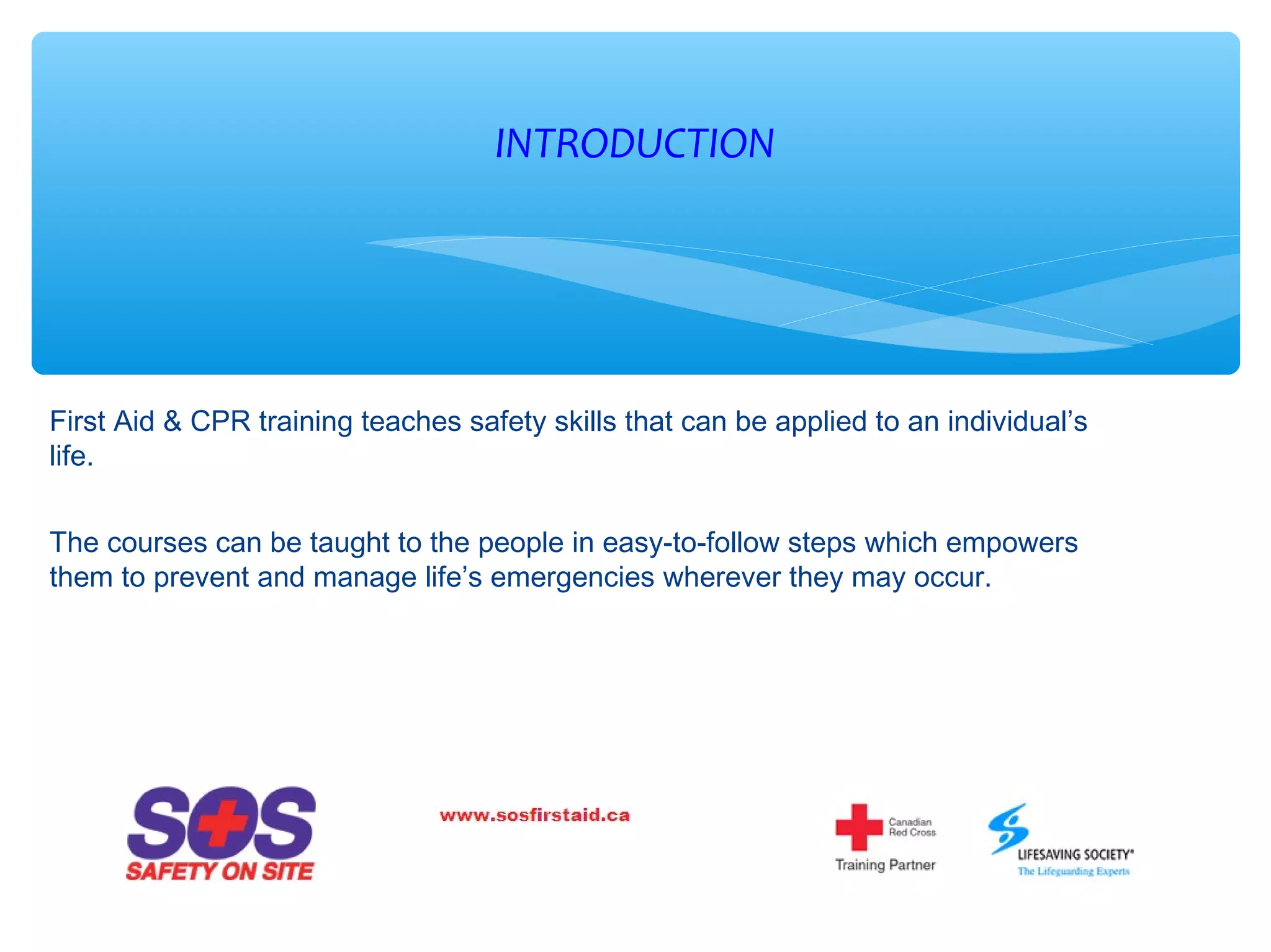 First Aid & Safety Training Solutions | PPT