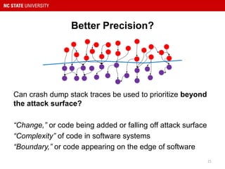 Prioritizing Security Efforts with a Risk-Based Attack Surface Approximation | PPTX