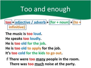 So - Such Too - Enough | PPT
