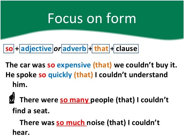 So - Such Too - Enough