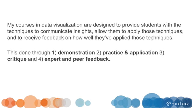 Teaching with Tableau | PPTX