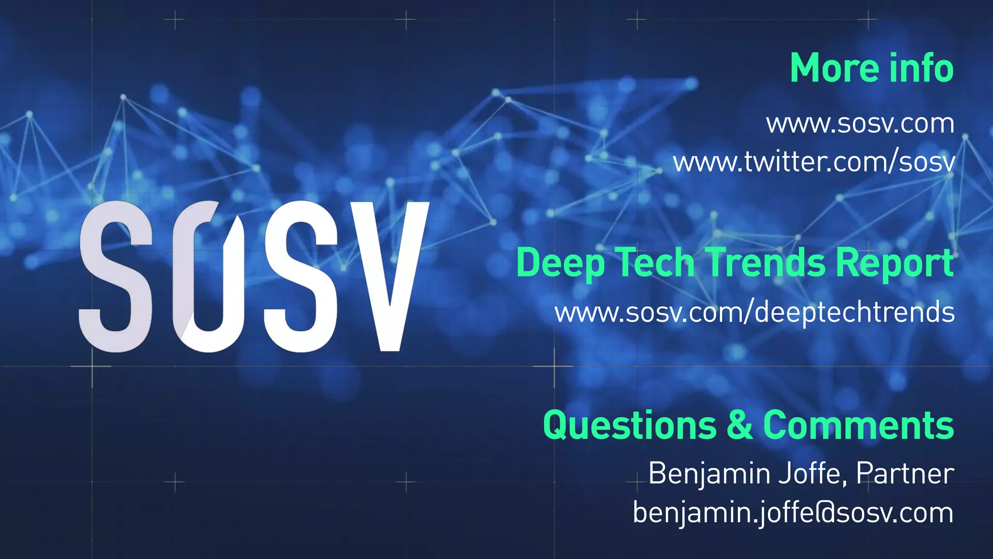 SOSV Overview 2020 | PPT