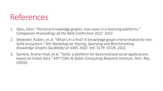 2nd Solid Symposium: Solid Pods vs Personal Knowledge Graphs | PDF