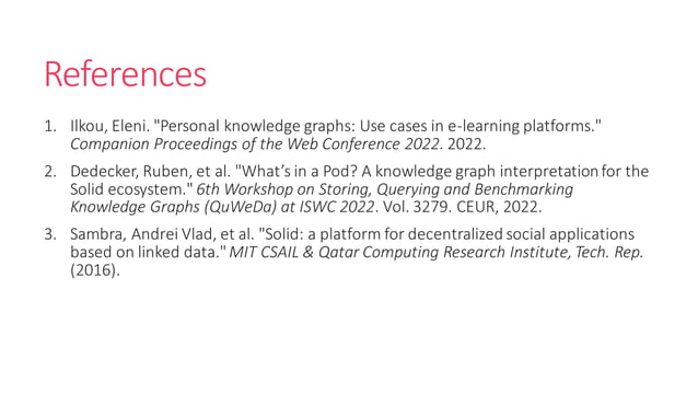 2nd Solid Symposium: Solid Pods vs Personal Knowledge Graphs | PDF | Databases | Computer ...