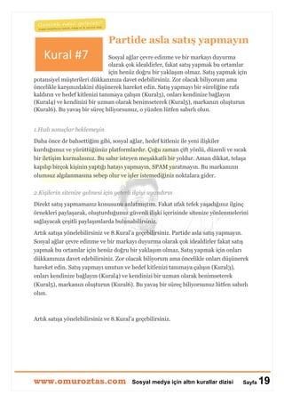 Sosyal medya için 10 altın kural | PDF