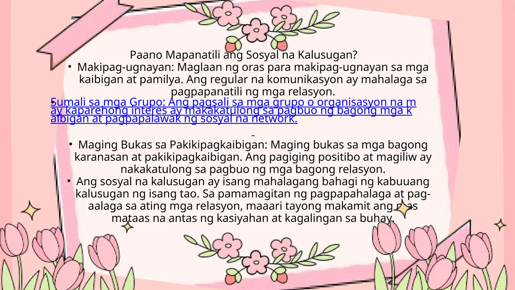 Sosyal ng Kalusugan at mga Halimbawa nito.pptx