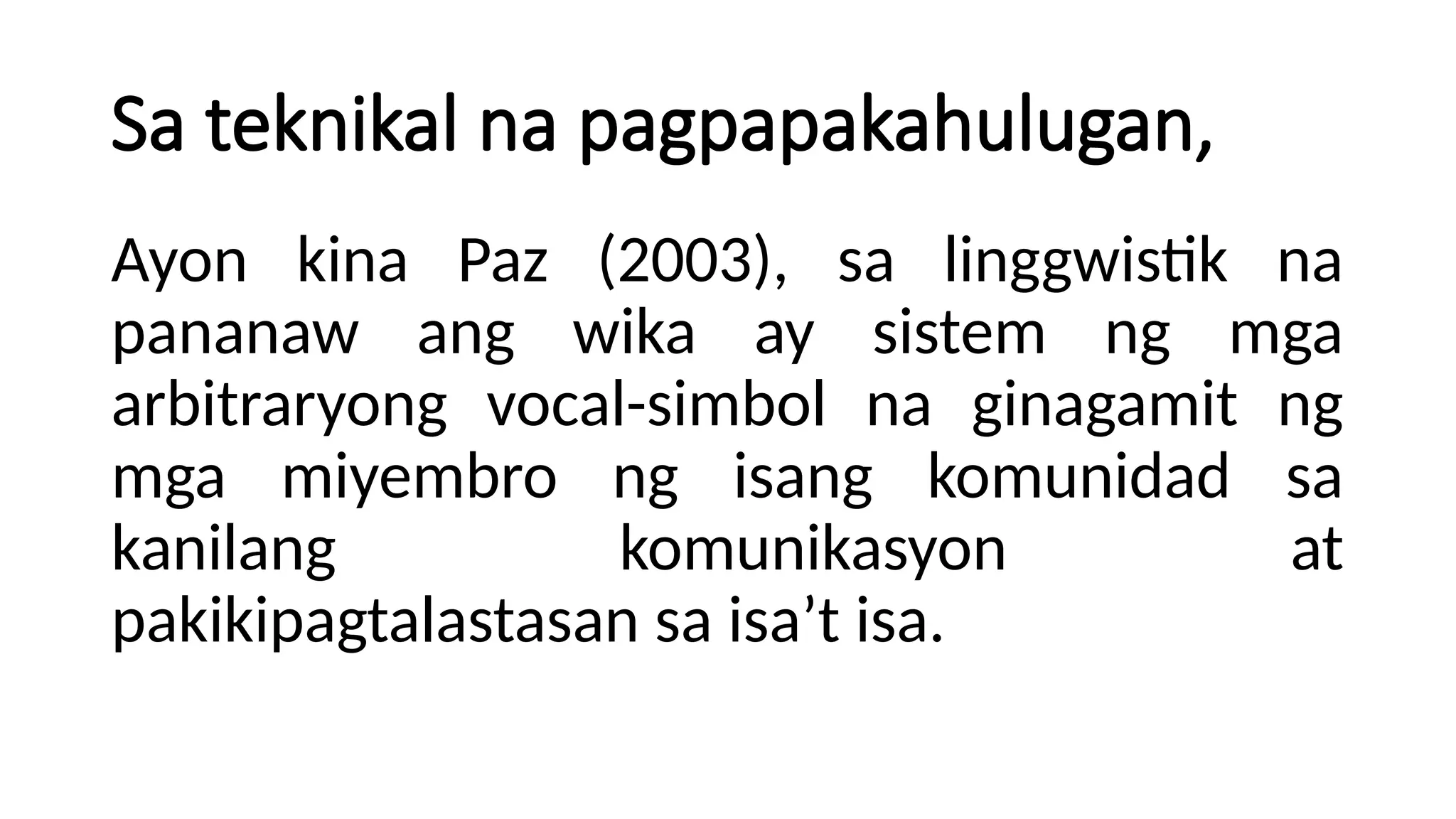 Sosyolinggwistika Filipino Wika Kultura pptx | PPTX
