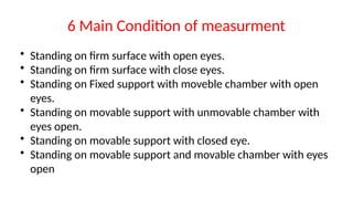 Sensory organization test (CTSIB) for balance | PPT