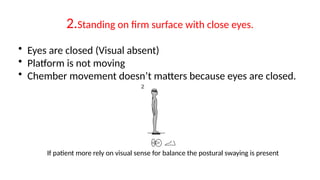 Sensory organization test (CTSIB) for balance | PPT