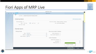 MRP Live on S/4 HANA | PDF