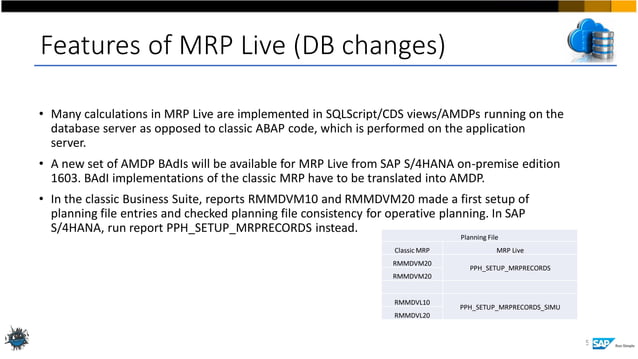 MRP Live on S/4 HANA | PDF