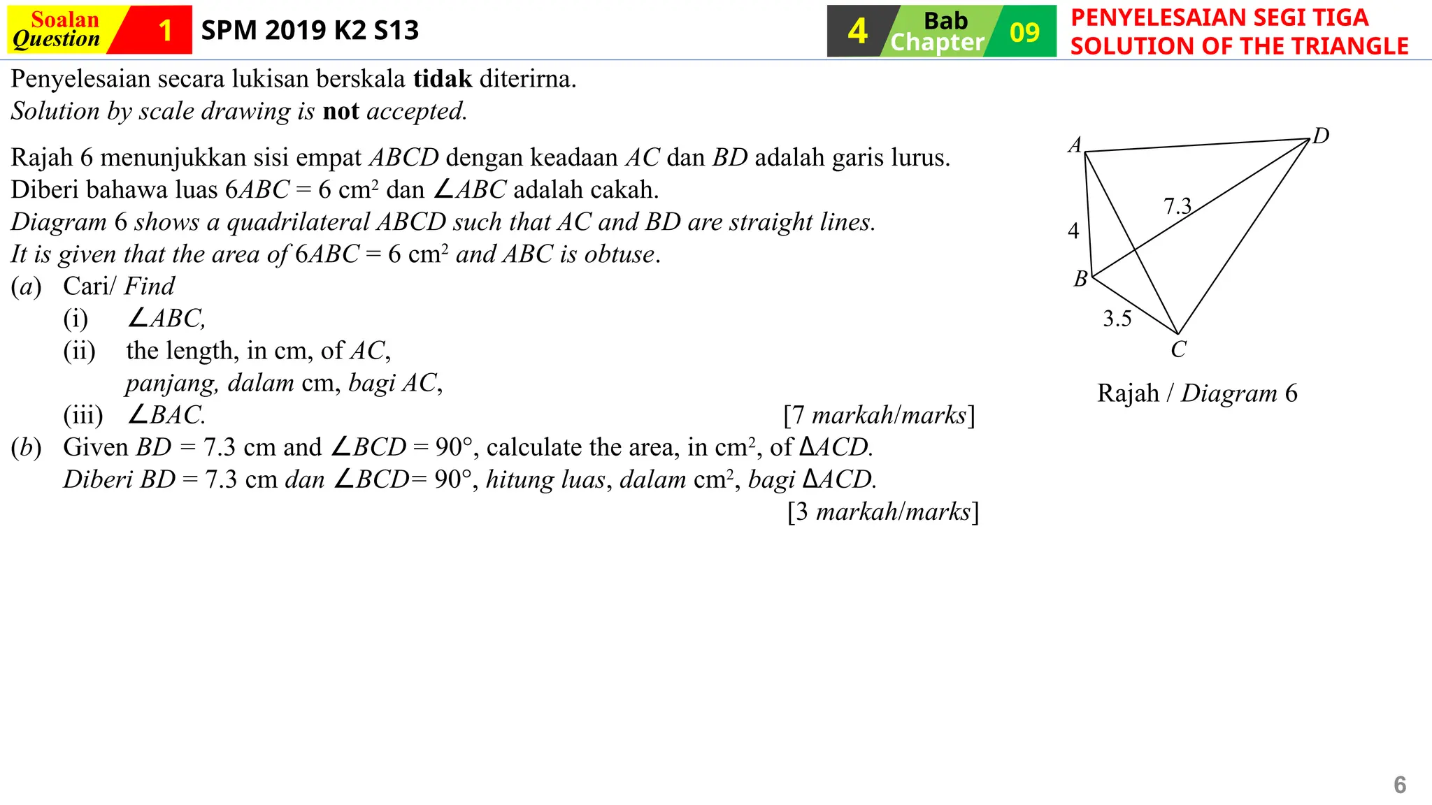 Penyelesaian Segitiga (Solution of Triangles)_Students | PPTX