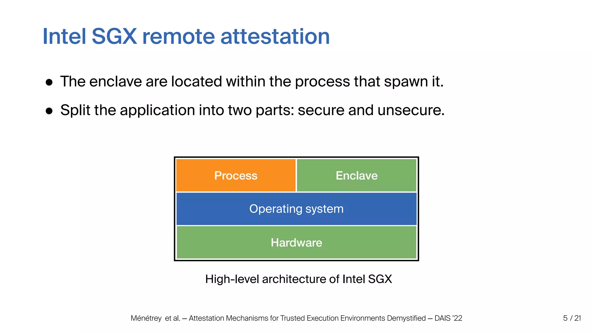 Attestation Mechanisms for Trusted Execution Environments Demystified ...