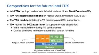 Attestation Mechanisms for Trusted Execution Environments Demystified ...