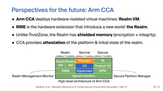 Attestation Mechanisms for Trusted Execution Environments Demystified ...