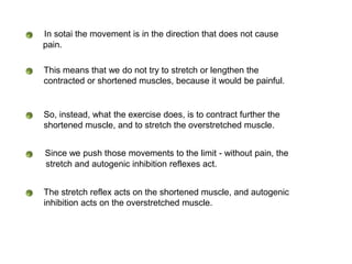 Physiological principles of sotai ho. | PPTX