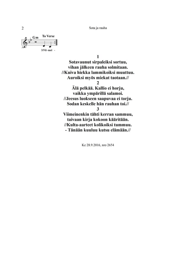 Sota ja rauha War and peace | PDF