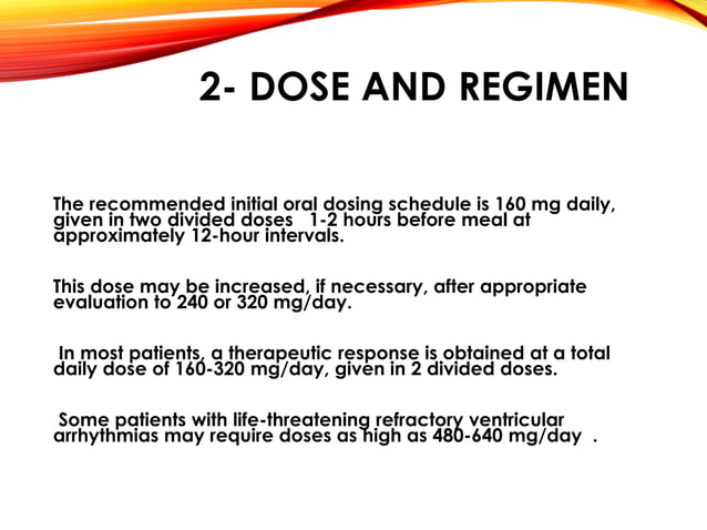 Sotalol as a anti arrhythmic beta blocker drug | PPT | Free Download