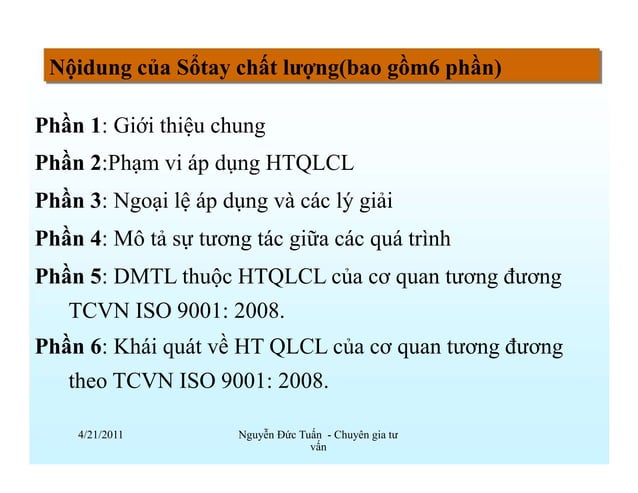 So tay chat luong | PPTX